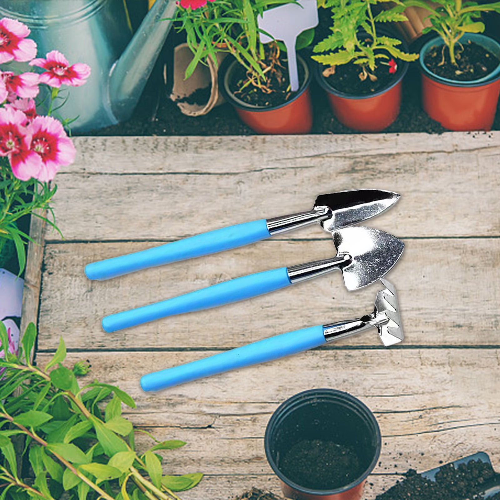 3-Piece Mini Garden Tools Set for Indoor Plants & Kids Gardening ...