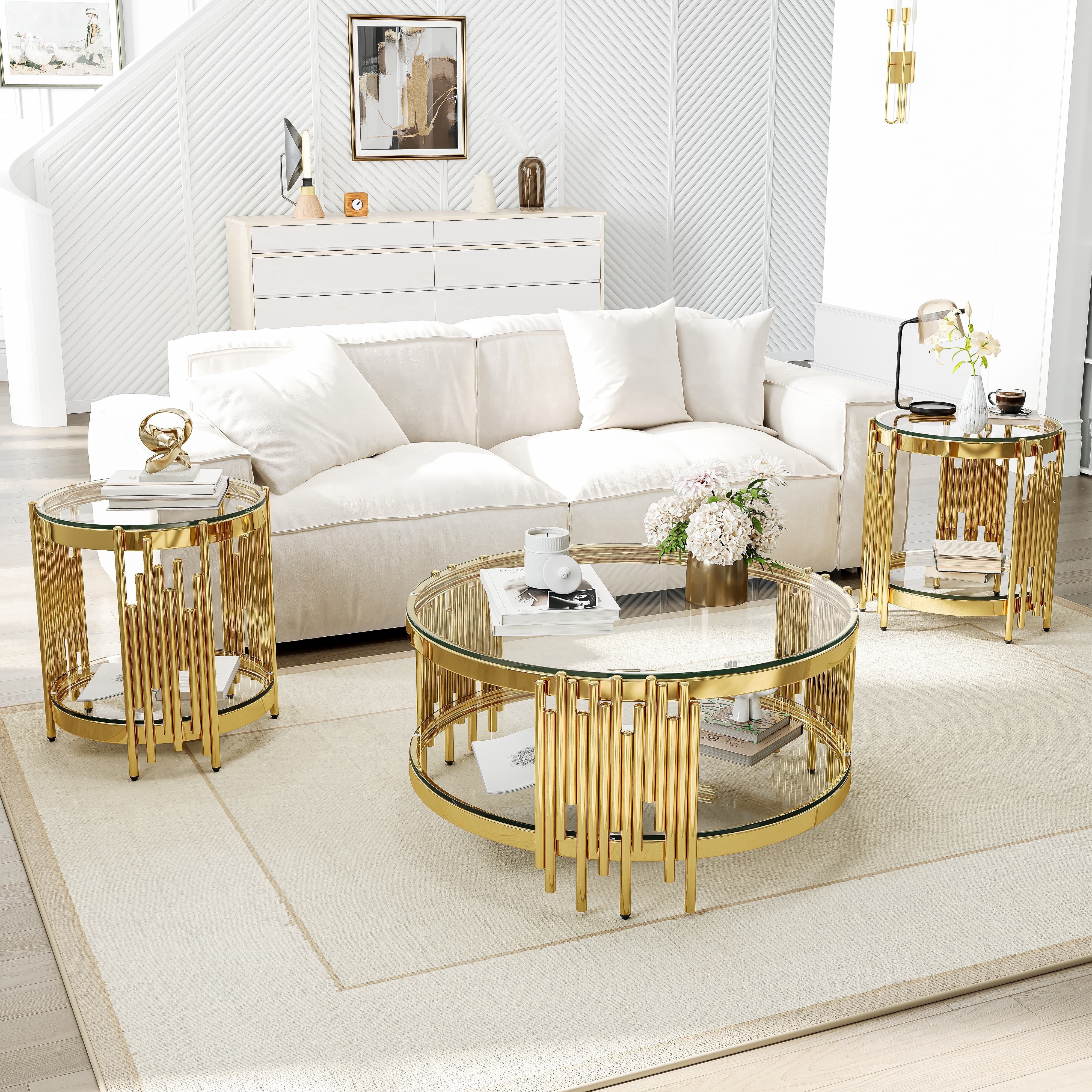3-Piece Modern Living Room Set-35.43