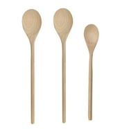 "Handy Housewares 3-Piece Wooden Kitchen Utensil Set - Large Stirring ...