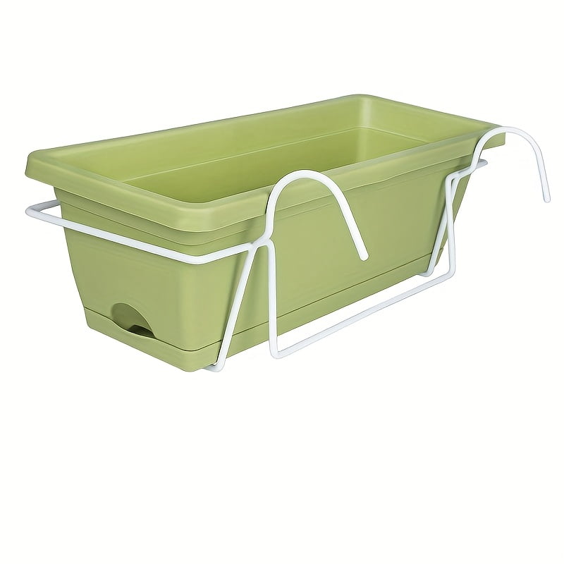 3-Piece Nordic Planter Set – Rectangular Hanging Planters w/ Trays ...