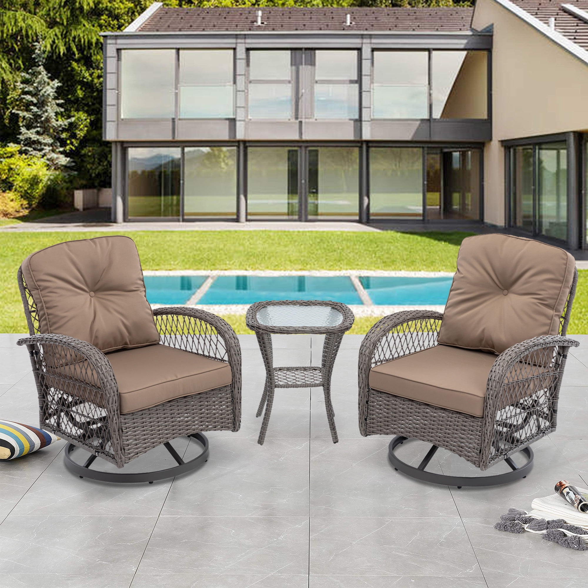 Patio Swivel Chairs