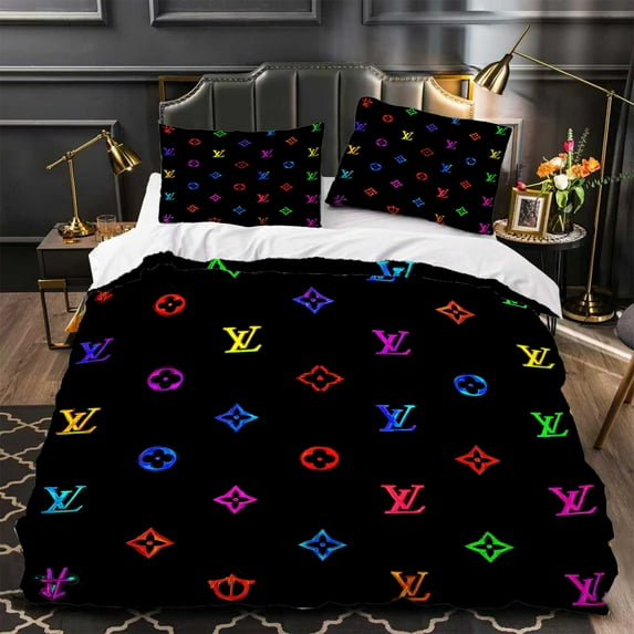 3-Piece Pattern Duvet Cover Set - Colorful Stylish Design for Modern Bedrooms - Luxurious ...