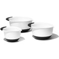 3- Piece Plastic Mixing Bowl Set, Plastic Nesting Bowls for Baking ...