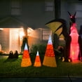 3-Piece Pre-Lit Candy Corn Cones - Walmart.com