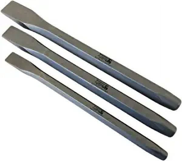 3-Piece Punch and Cold Chisel Set (3/8" x 5-1/2"), (1/2" x 6"), (5/8" x ...