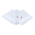 Boxed Gifts, 3-Piece Cotton Initial Handkerchiefs, 40cm x 40cm ...
