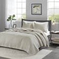 3 Piece Quilt Set Cream Full/Queen - Walmart.com