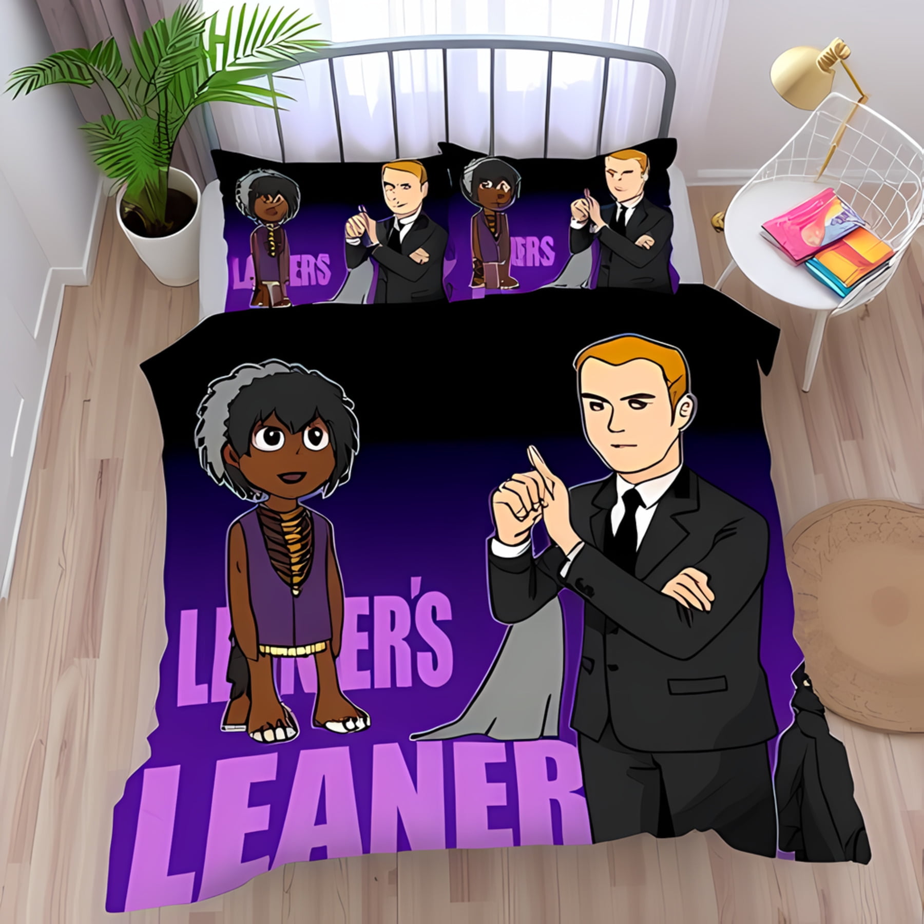 3-Piece Regular Show Duvet Cover Set - Featuring Characters in Formal ...