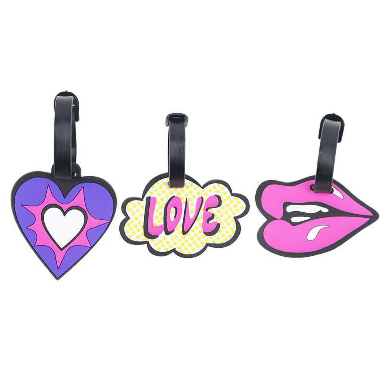 3 Piece Rubber Name tag - Walmart.com