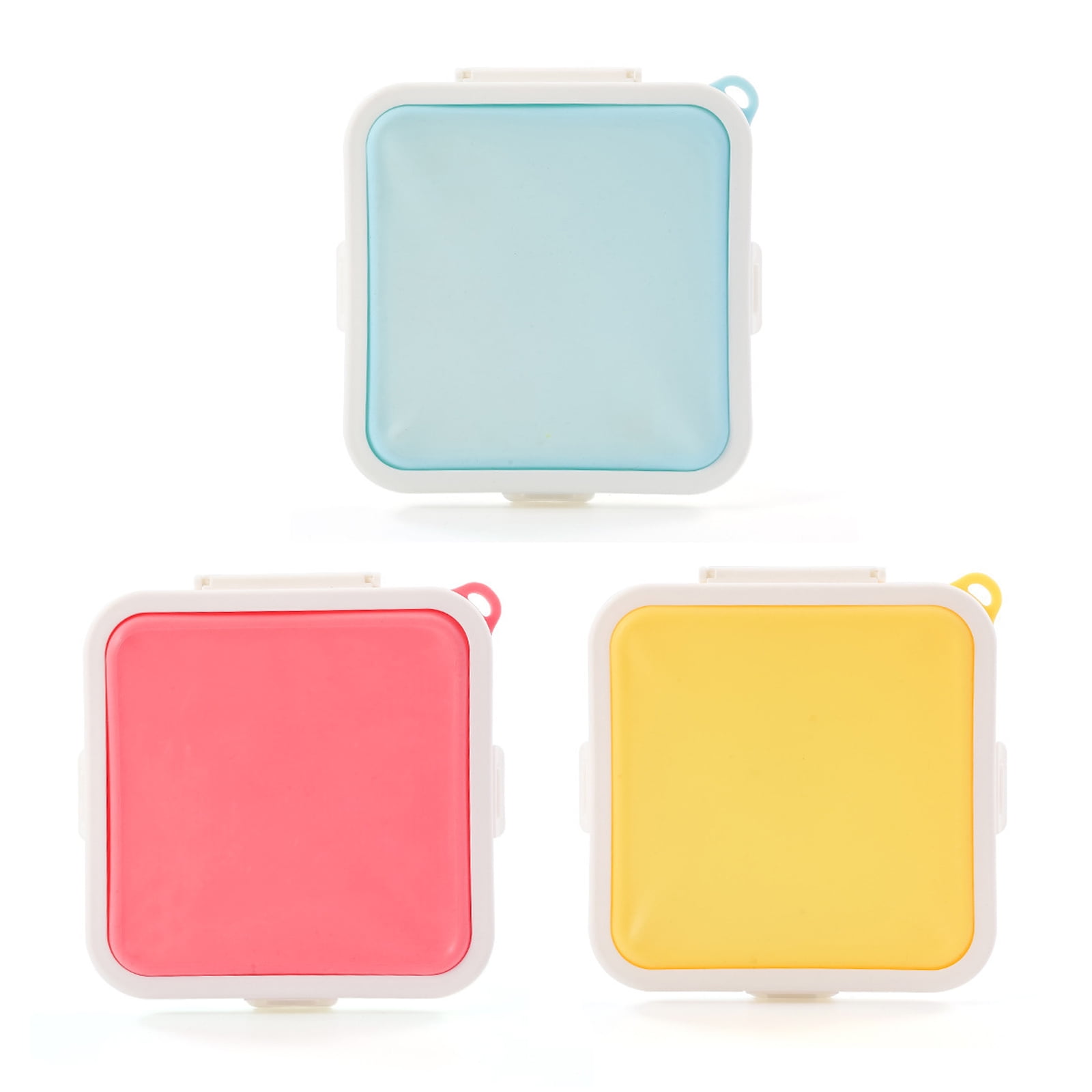 3 Piece Sandwich Container Storage Box for Lunch Prep Snack Bread ...