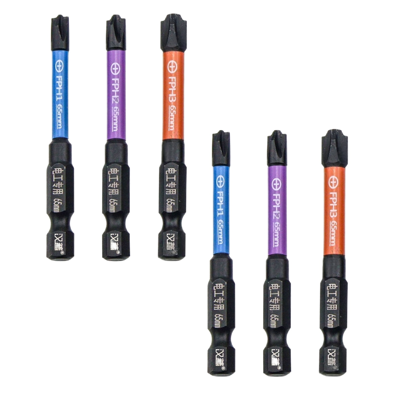 3 Piece Screwdriver Bit Set For Electricians Alloys Steel Construction ...