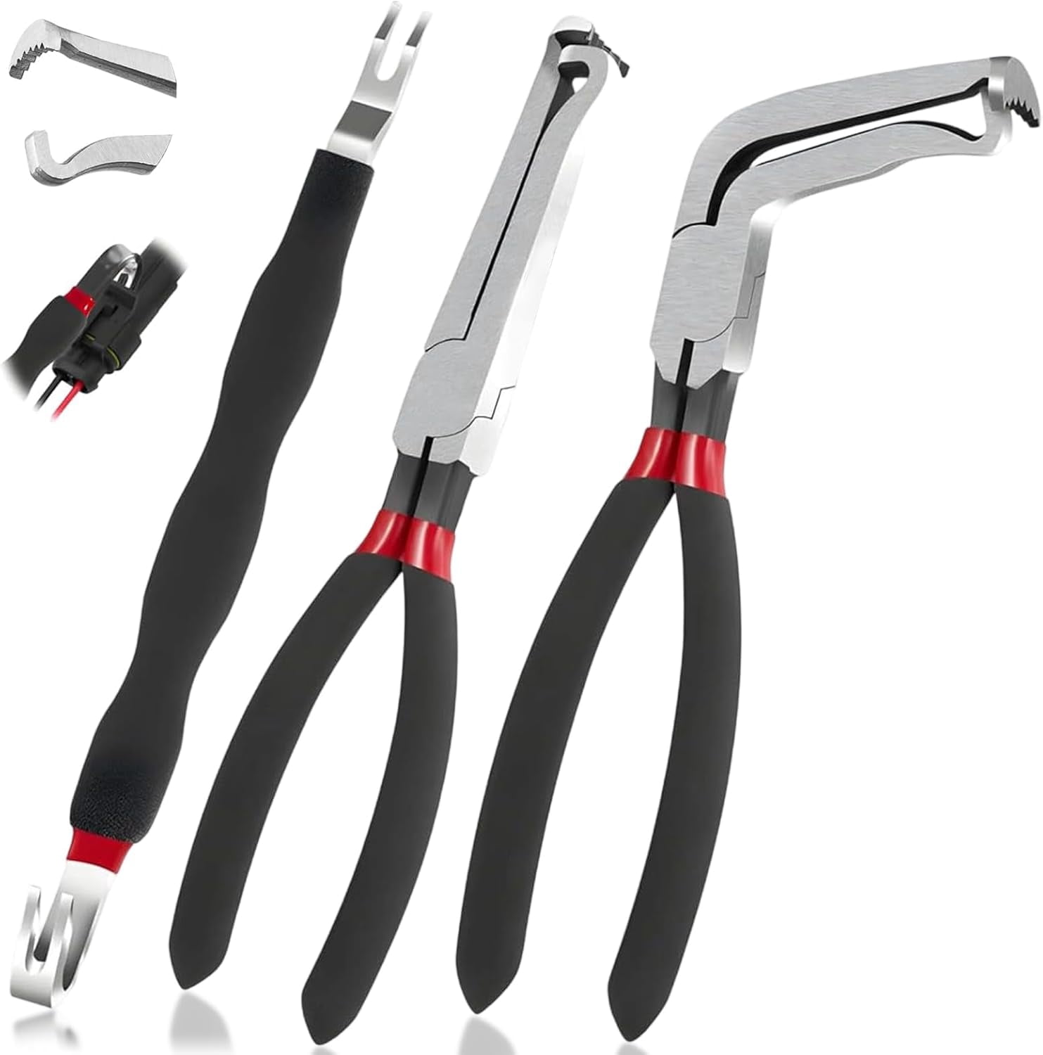 3-Piece Set Electrical Disconnect Pliers 37960, 37980, Electrical ...