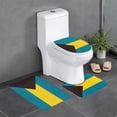 3-Piece Set Of Non-Slip Water Absorbent Bathroom Mats Washable ...