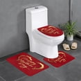 3-Piece Set Of Non-Slip Water Absorbent Bathroom Mats Washable ...
