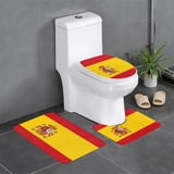 3-Piece Set Of Non-Slip Water Absorbent Bathroom Mats Washable ...