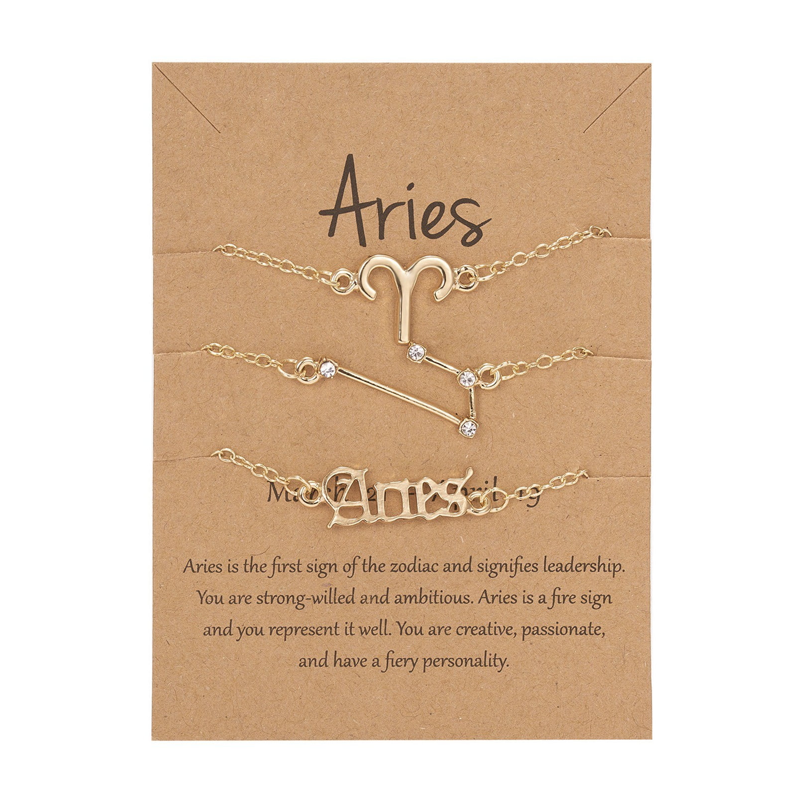 3 Piece Set Of Twelve Constellation Bracelets 3 Piece Set Of Ancient ...