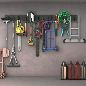 WORKPRO Garage Storage, Garden Tool Organizer Wall Mount 64 Inch with 8 ...