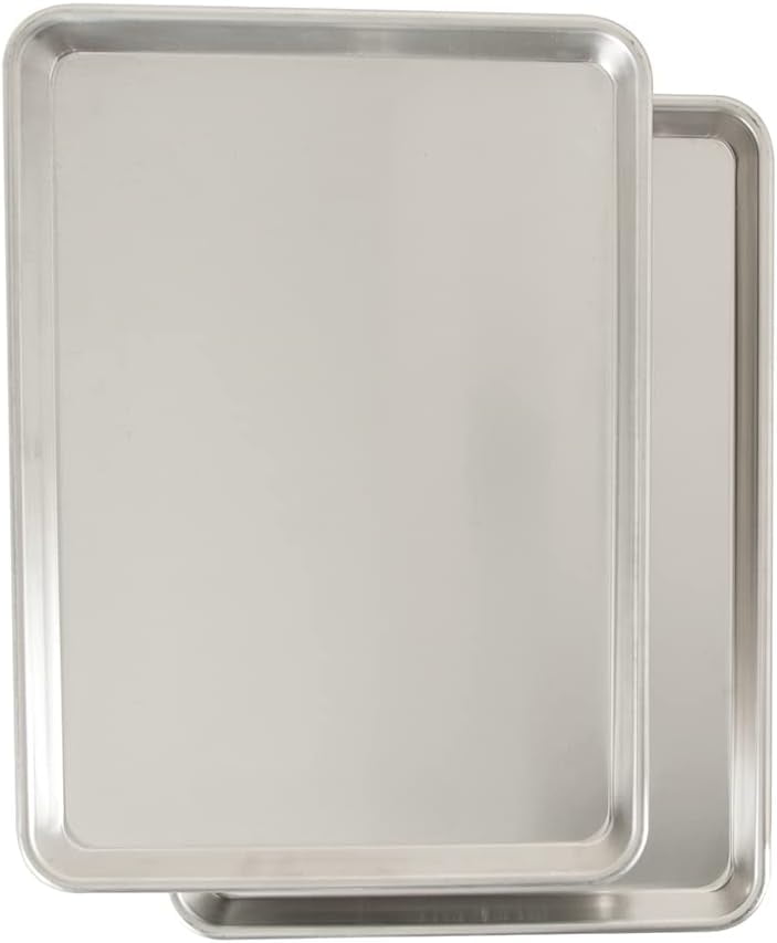 3 Piece Set - USA Made Aluminum Commercial Quality Sheet Pan for Baking ...