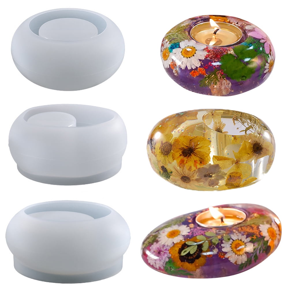 3-Piece Silicone Molds for Resin Crafts – Durable Epoxy Casting Moulds ...