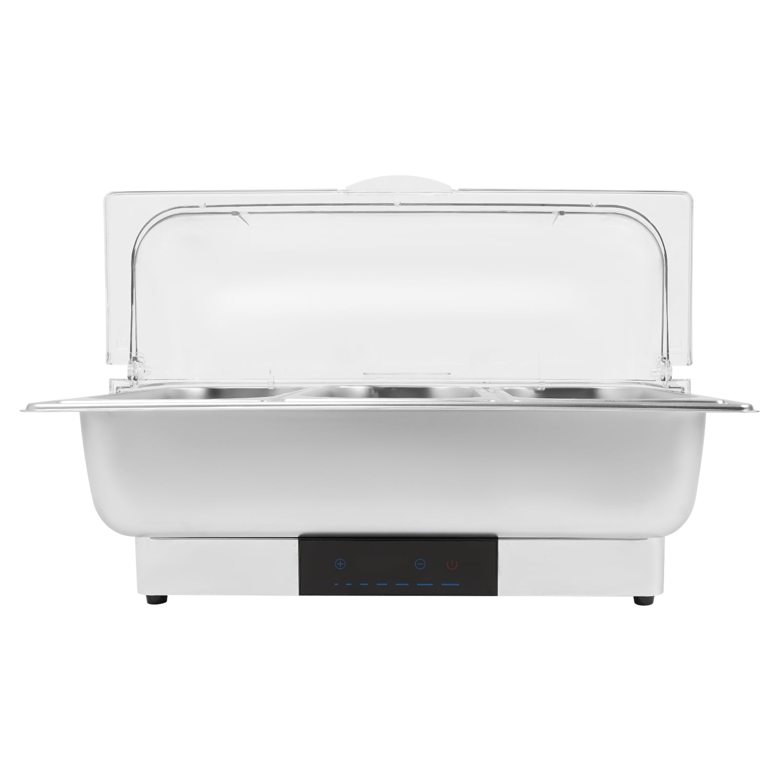 3-Piece Stainless Steel Buffet Food Warmer Set - 9L Capacity w/Touch ...