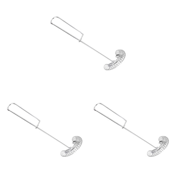 3-Piece Stainless Steel Egg Whisk Set, Manual Handheld Spring Coil ...