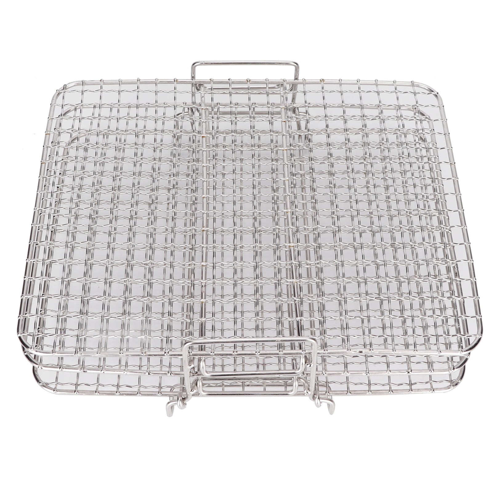 3-Piece Stainless Steel Grill Rack, Stackable Steaming Rack for Fryer ...