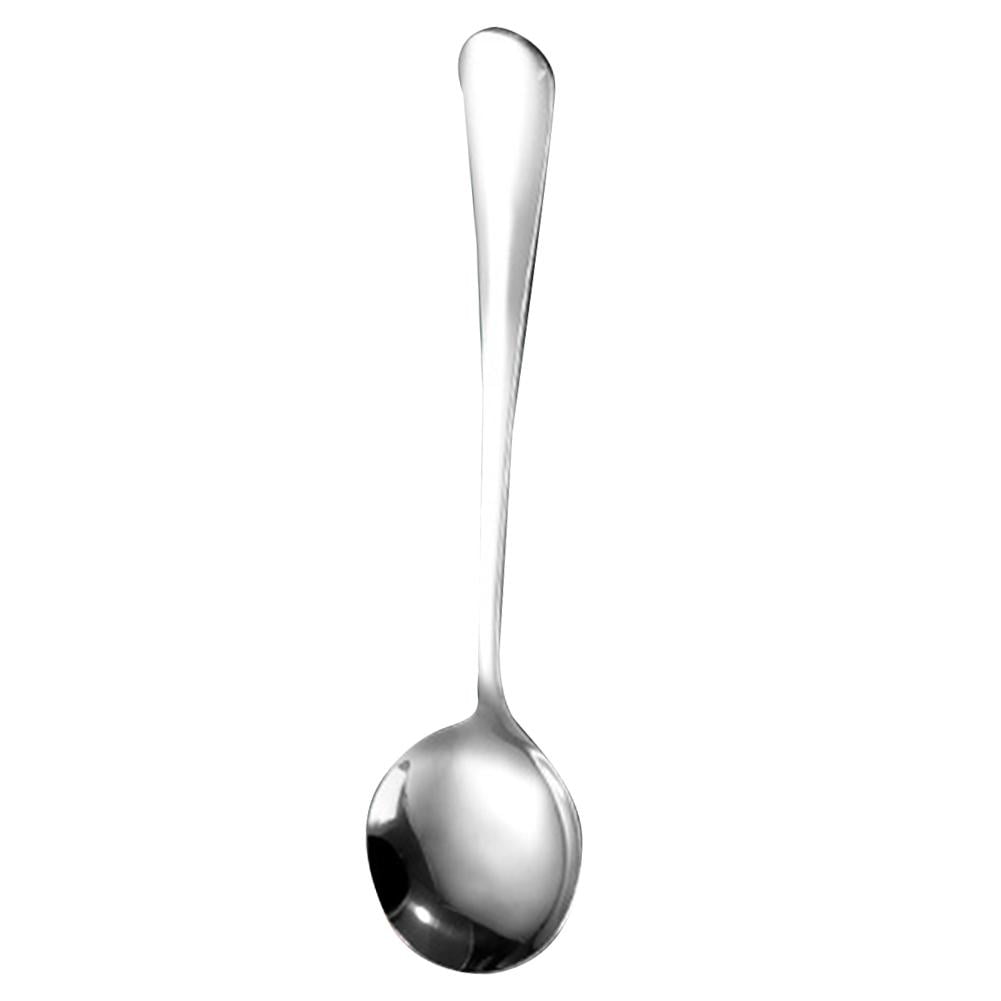 3-Piece Stainless Steel Round Spoon Set - Ergonomic Design, Dishwasher ...