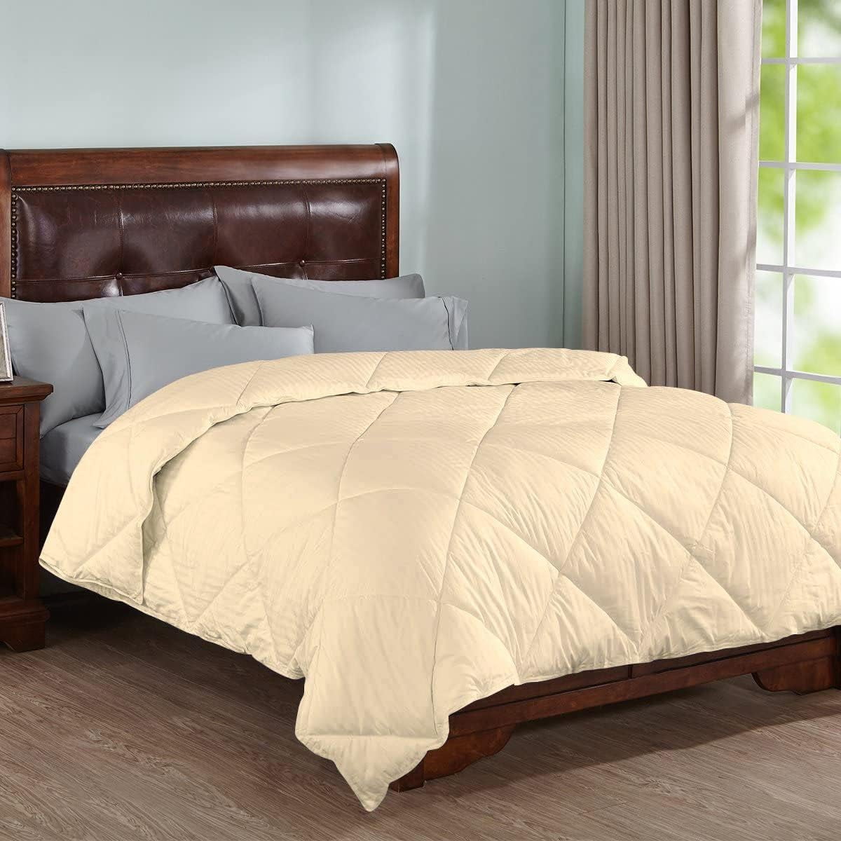 3 Piece Striped Diamond Pattern Comforter Set Super Soft 800 Thread ...