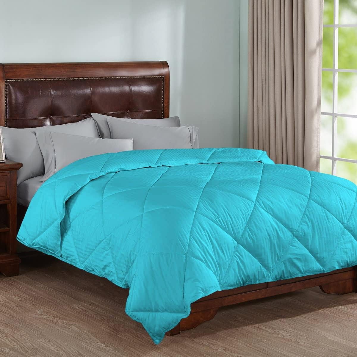 3 Piece Striped Diamond Pattern Comforter Set Super Soft 800 Thread ...