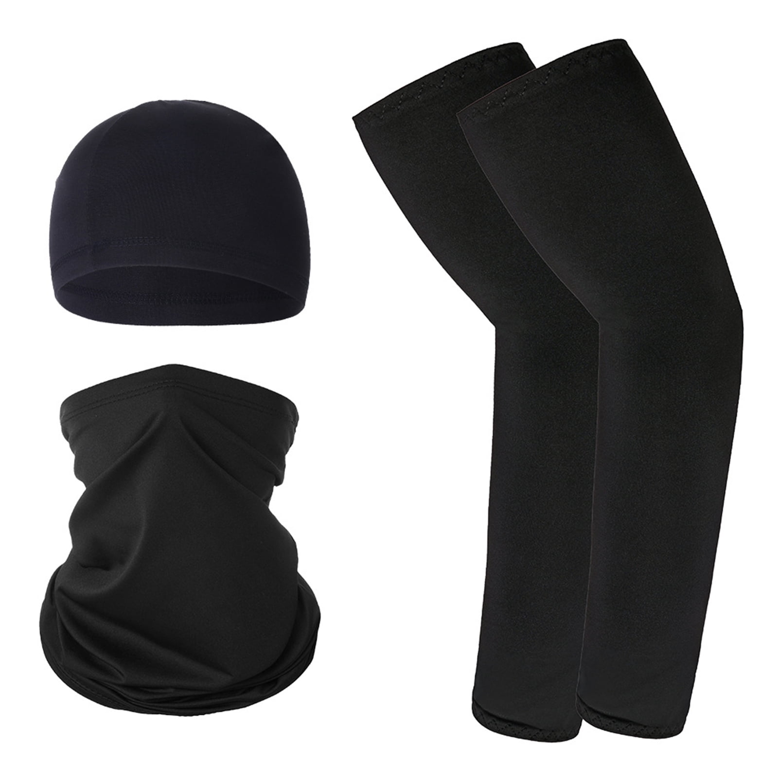3 Piece Sun Protection Shawl Cover Sleeve Mask Scarf Outdoor Sunscreen ...