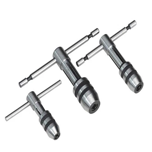 3-Piece T-Type Tap Wrench Set - Precision Solid Collet Jaws - Walmart.com