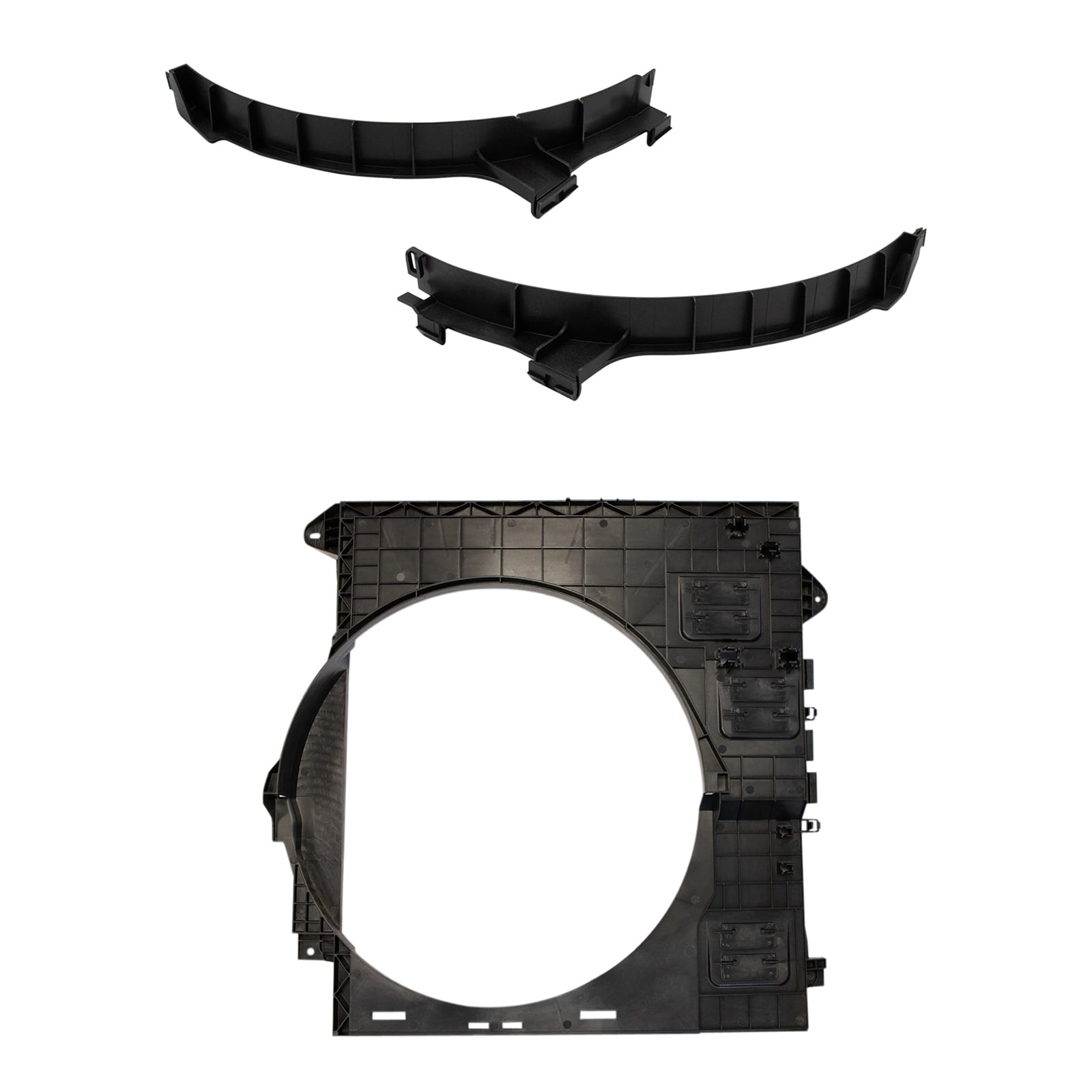 3 Piece Upper & Lower Engine Cooling Radiator Fan Shroud Kit for Nissan ...