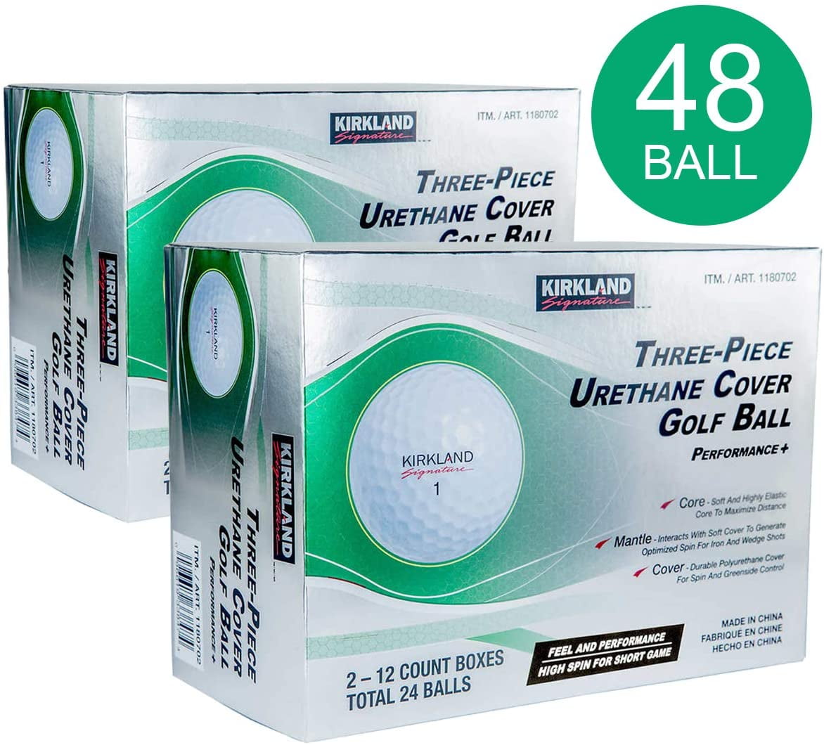 3-Piece Urethane Cover Golf Ball 4 Dozen, 48 Count - Walmart.com