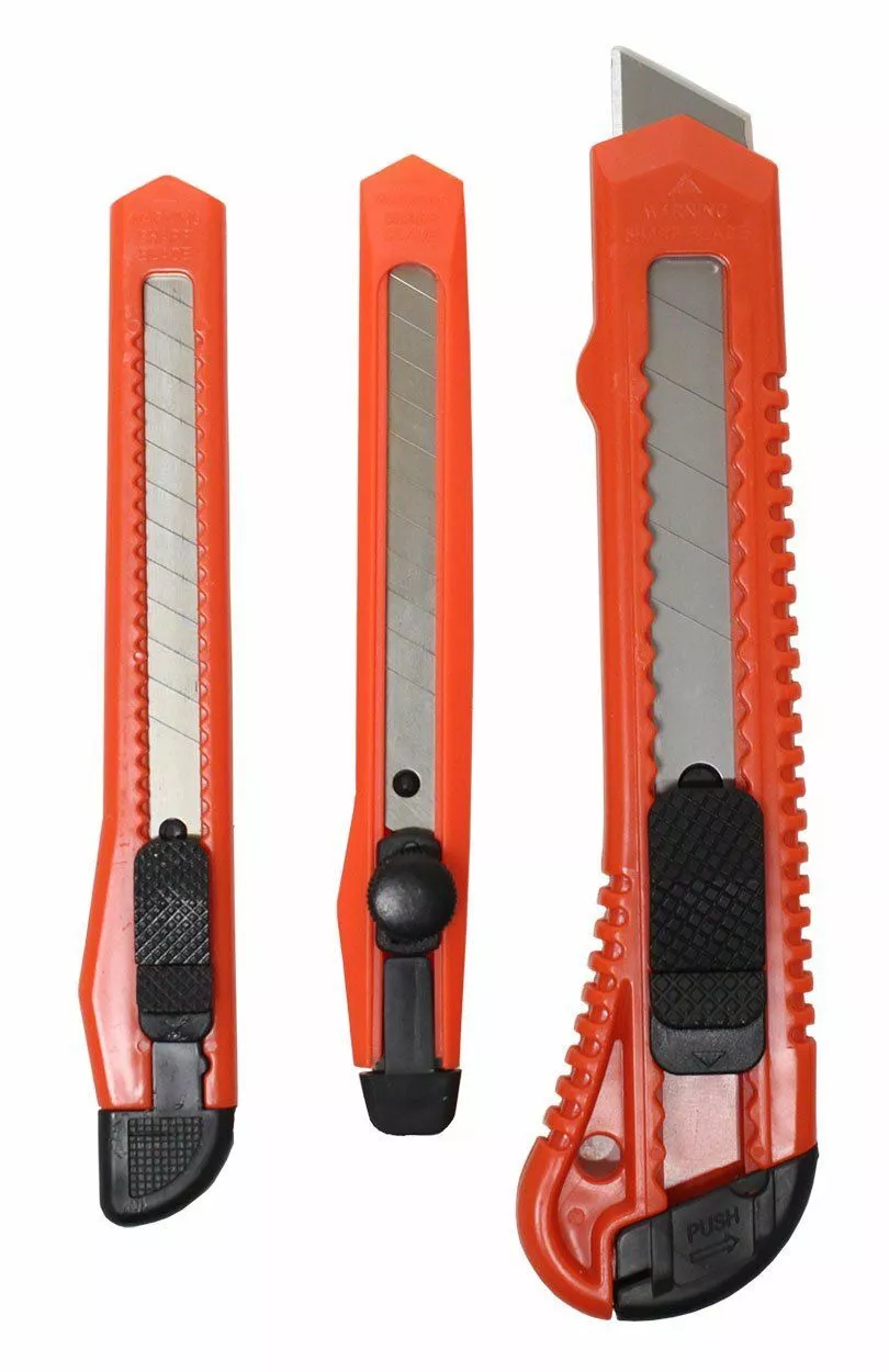 3 Piece Utility Cutters, Steel Blades (Pack of: 1) - CR-49000 - Walmart.com