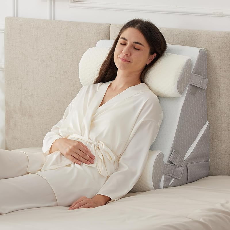 MY 3-Piece Wedge Pillow Set for Post-Surgery Recovery, Adjustable 9 ...