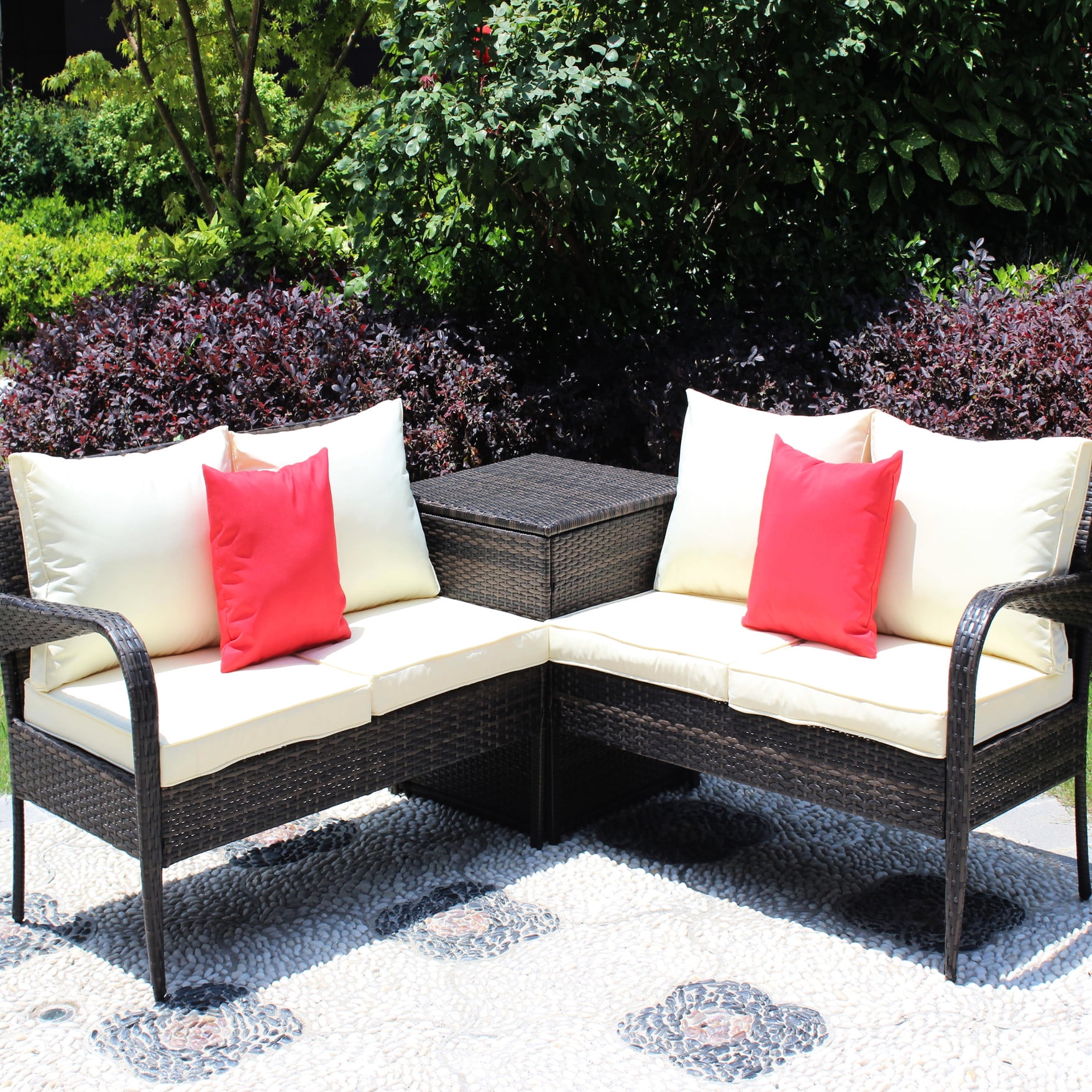 3-Piece Wicker Furniture - Comfortable and Stunning Outdoor Experience ...