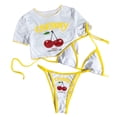 3 Piece Women's Separate Tankini Swimwear Features Quick Dry Technology ...