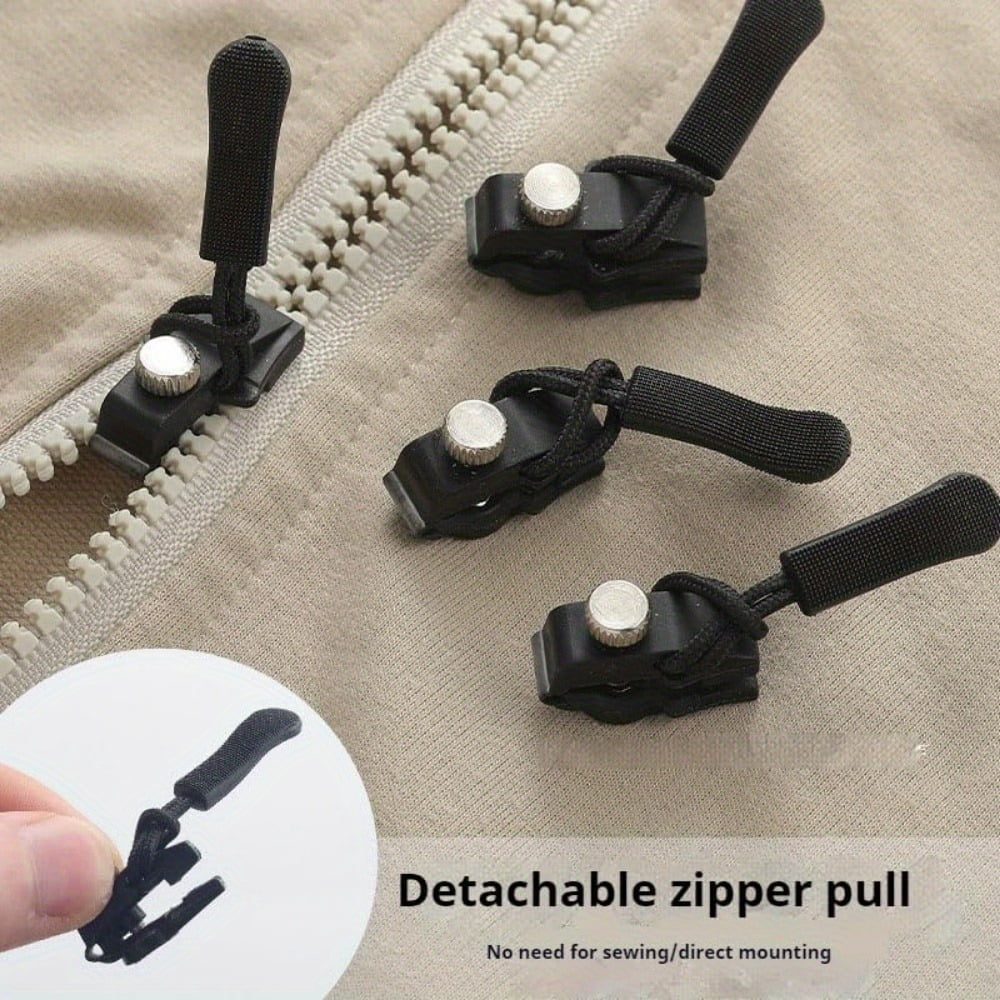 3-Piece Zipper Repair Kit Quick No-Sew Slider Replacement - Walmart.com