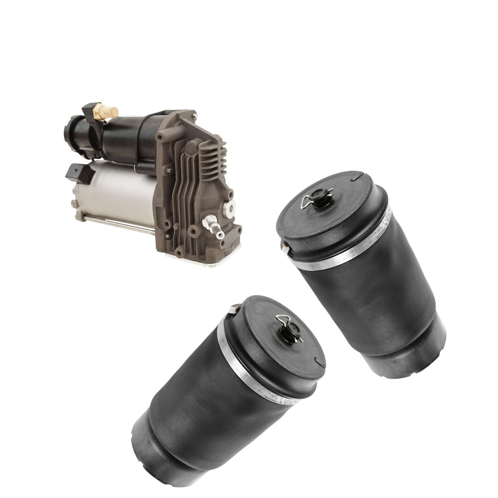 3 Piece for Air Suspension Kit Rear for Air Springs w/ Compressor for ...