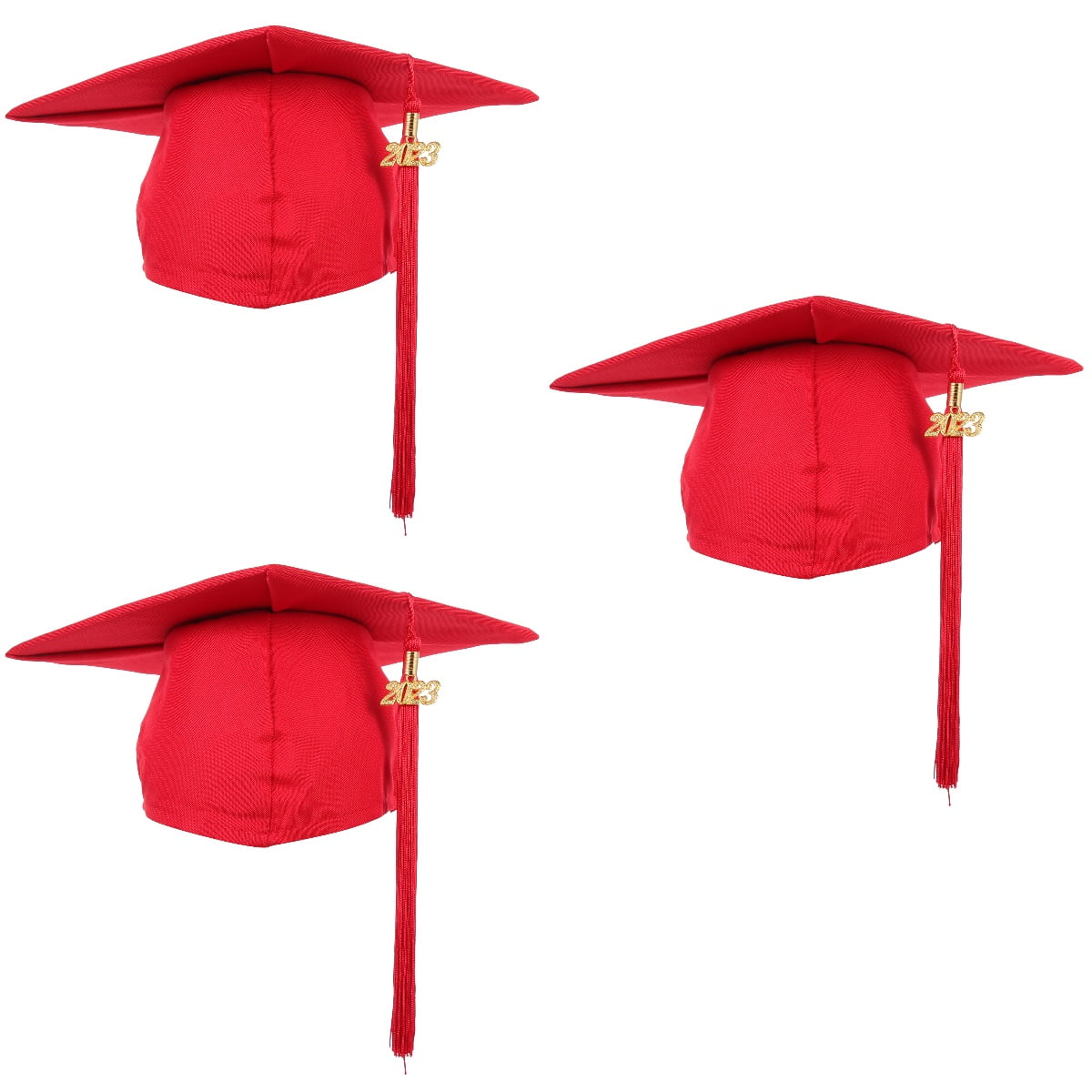 Eease 3pcs Graduation Hat Cloth Graduation Hat Student Grad Ceremony ...