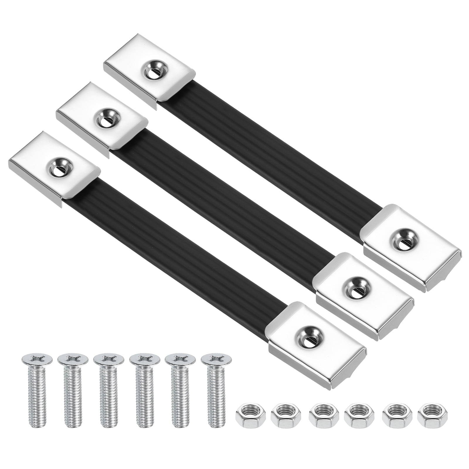 3 Pieces 8 Inches Speaker Cabinet Strap Handles, Handle Pull Metal Caps ...