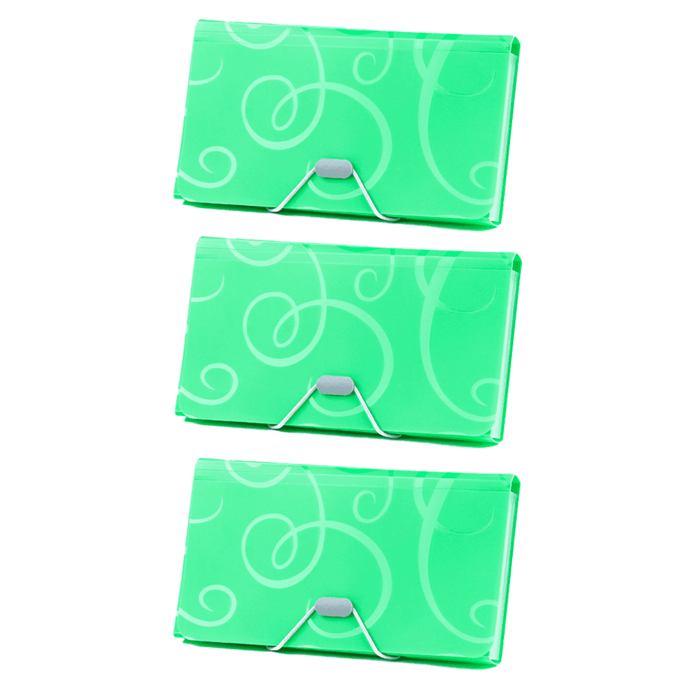 3 Pieces A6 Expanding File Folder 13 Pocket File Organizer with Labels ...