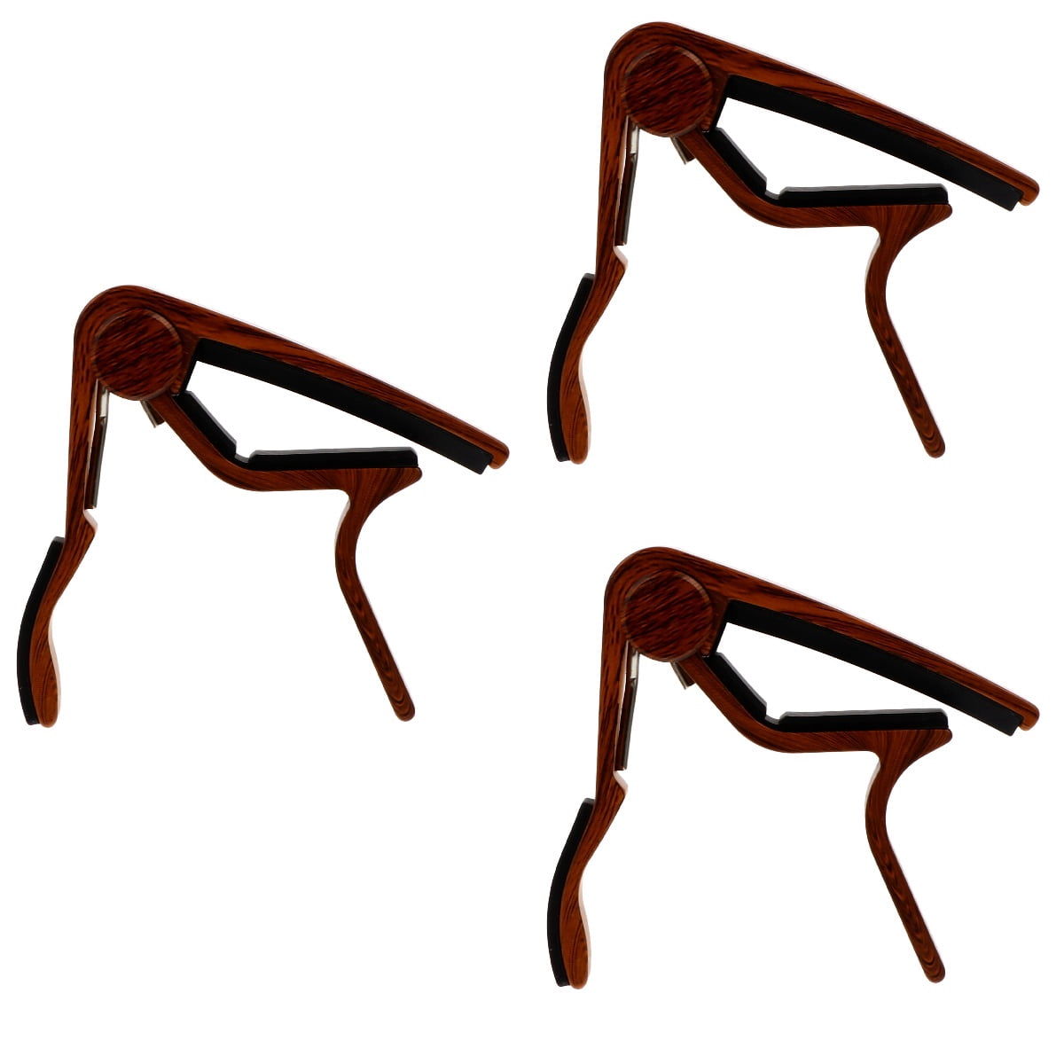 3 Pieces Acoustic Maple Guitar Capo Tools Accessories for Electric ...