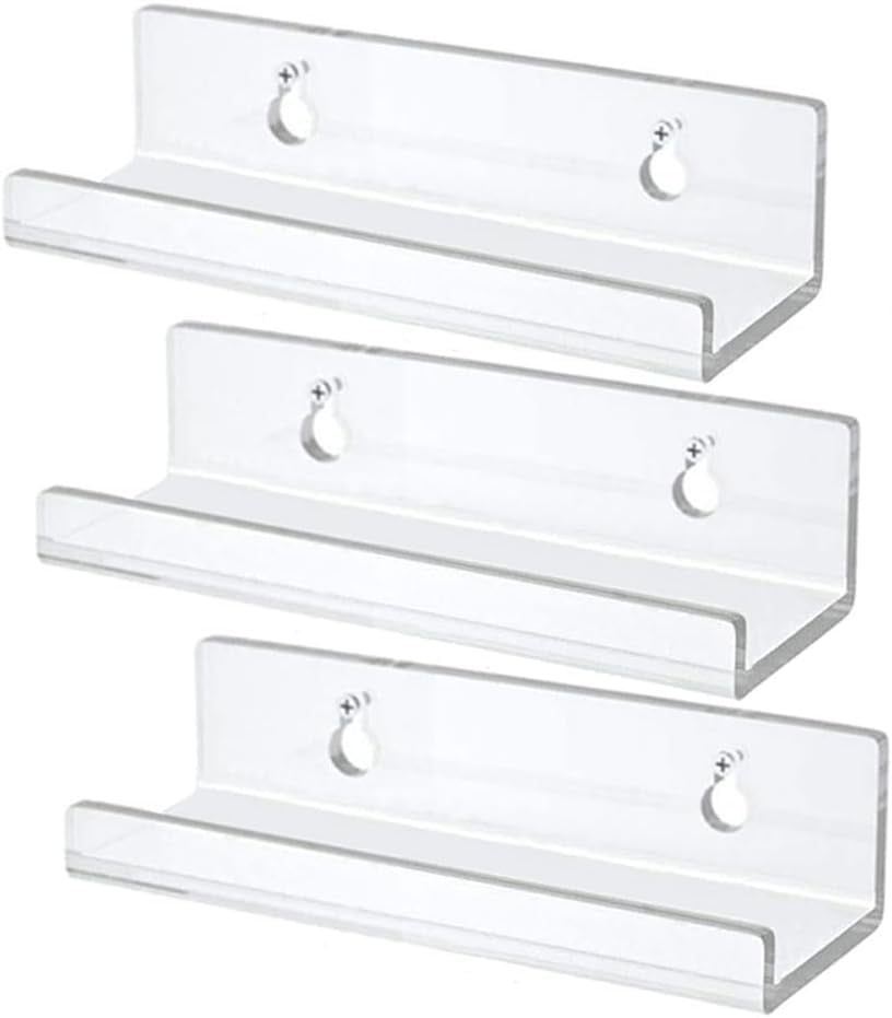 3 Pieces Acrylic Record Holder Vinyl Record Holder Wall Mount Vinyl ...