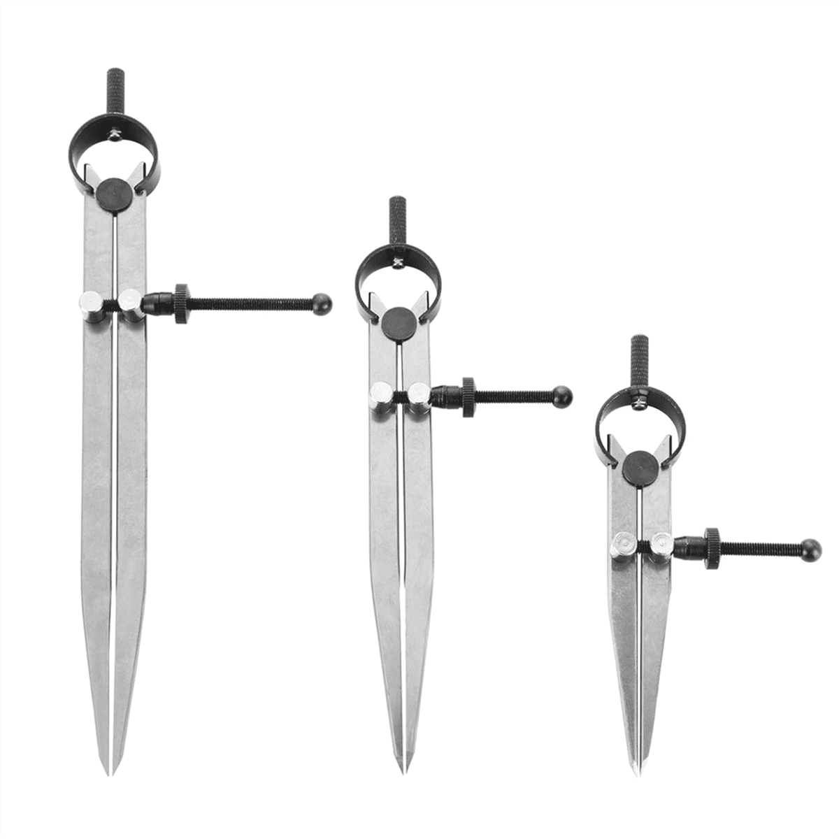 3 Pieces Adjustable Lockable Spring Wing Divider 4/6/8 Inch Carbon ...