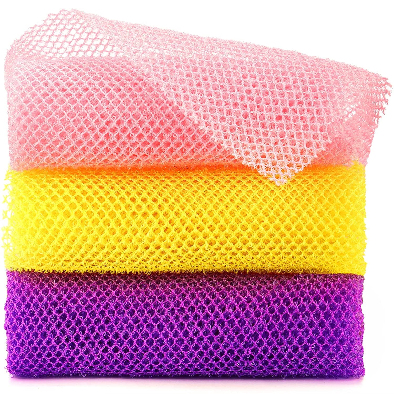 3 Pieces African Bath Sponge African Net Long Net Bath Sponge ...