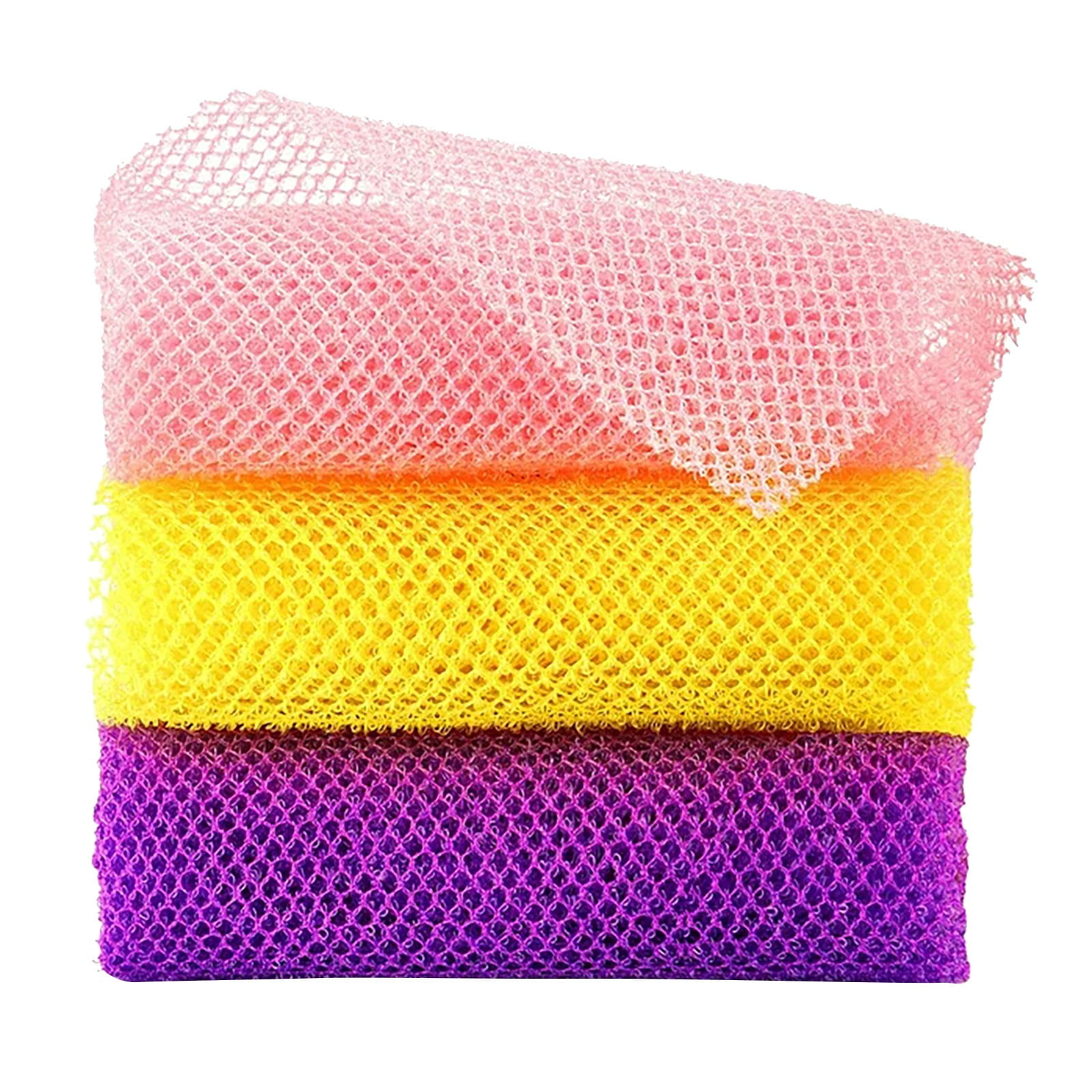 3 Pieces African Bath Sponge African Net Long Net Bath Sponge ...