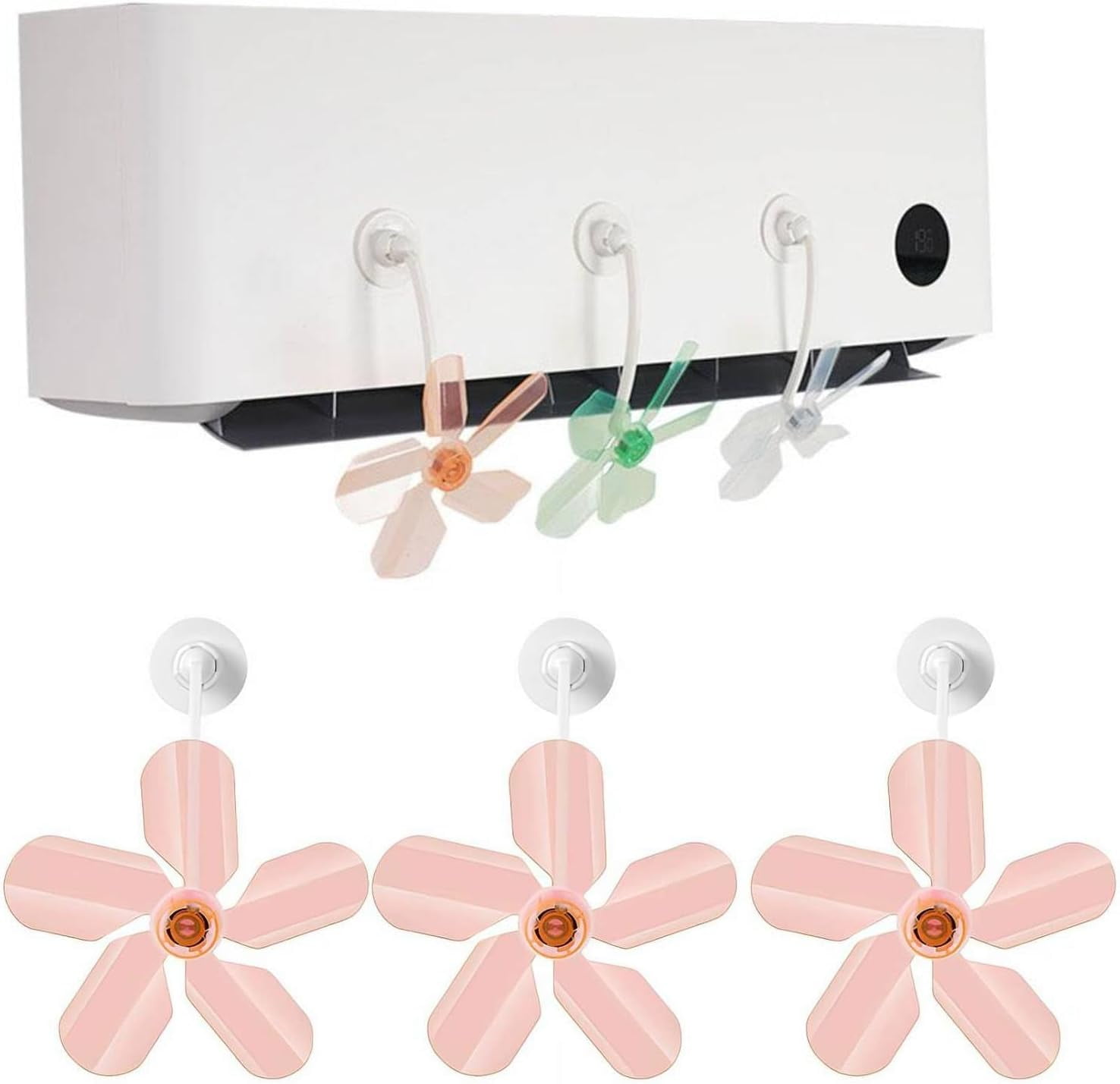 3 Pieces Air Conditioning Wind Deflectors,Room Air Conditioning Vent ...