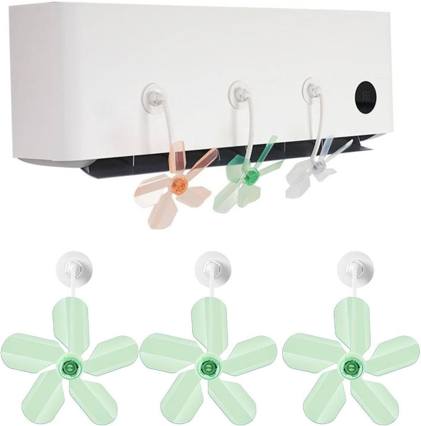 3 Pieces Air Conditioning Wind Deflectors,Room Air Conditioning Vent ...