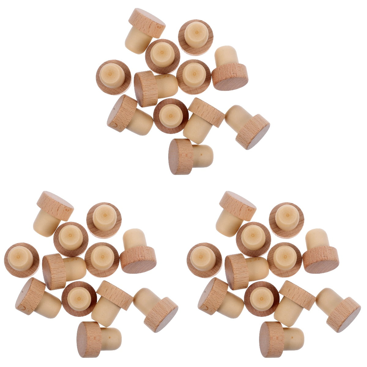 3 Pieces Alcohol Wine Sealer for Bottles Cork Sealing Plugs Crafts ...